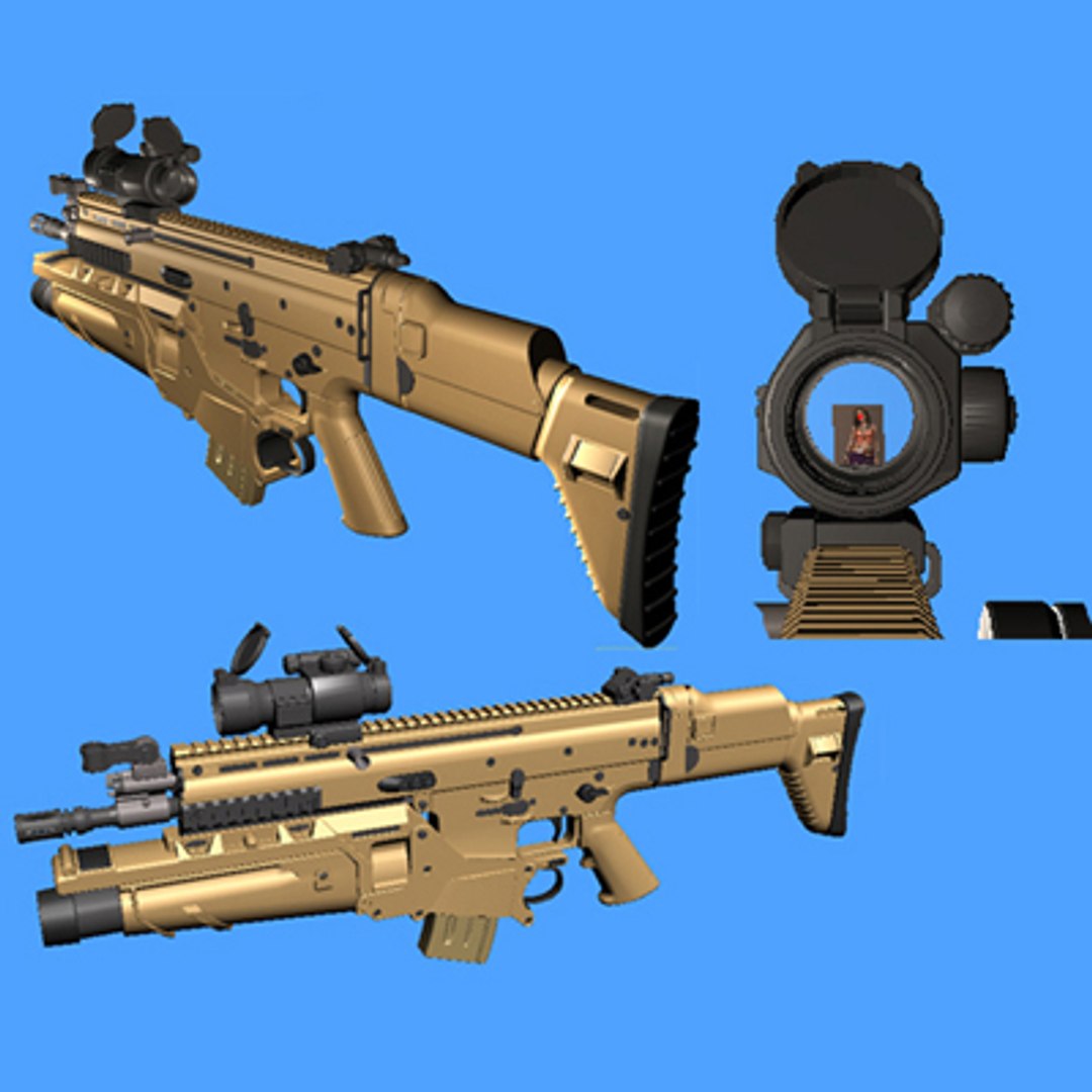 3d Army Sof Combat Assault Rifle Model