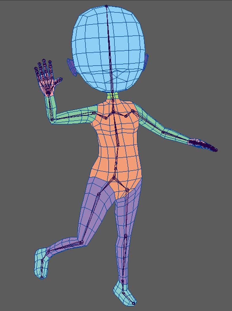 Female Template 3D Model - TurboSquid 1375384