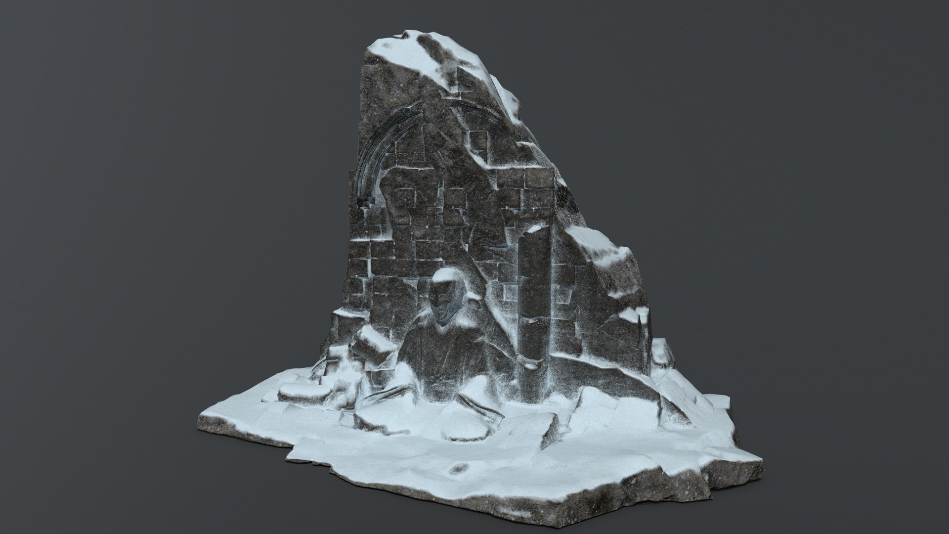 Buddha Rock 3D - TurboSquid 1964520