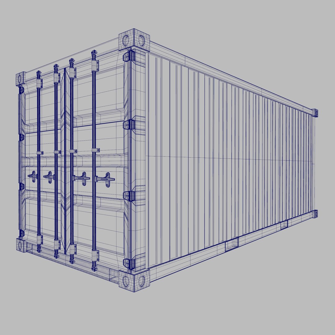 3D Cargo Container Model - TurboSquid 2247389