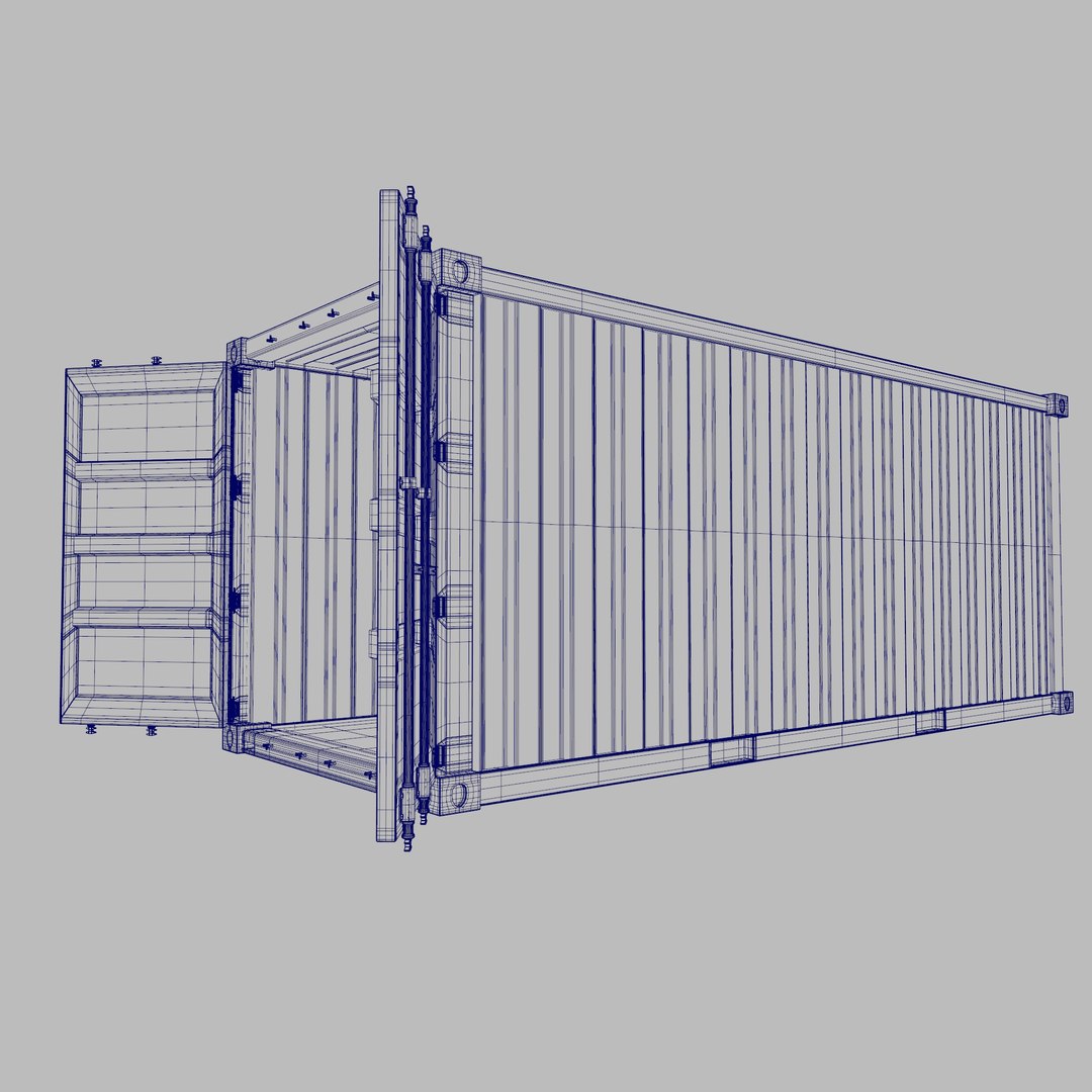 3D Cargo Container Model - TurboSquid 2247389