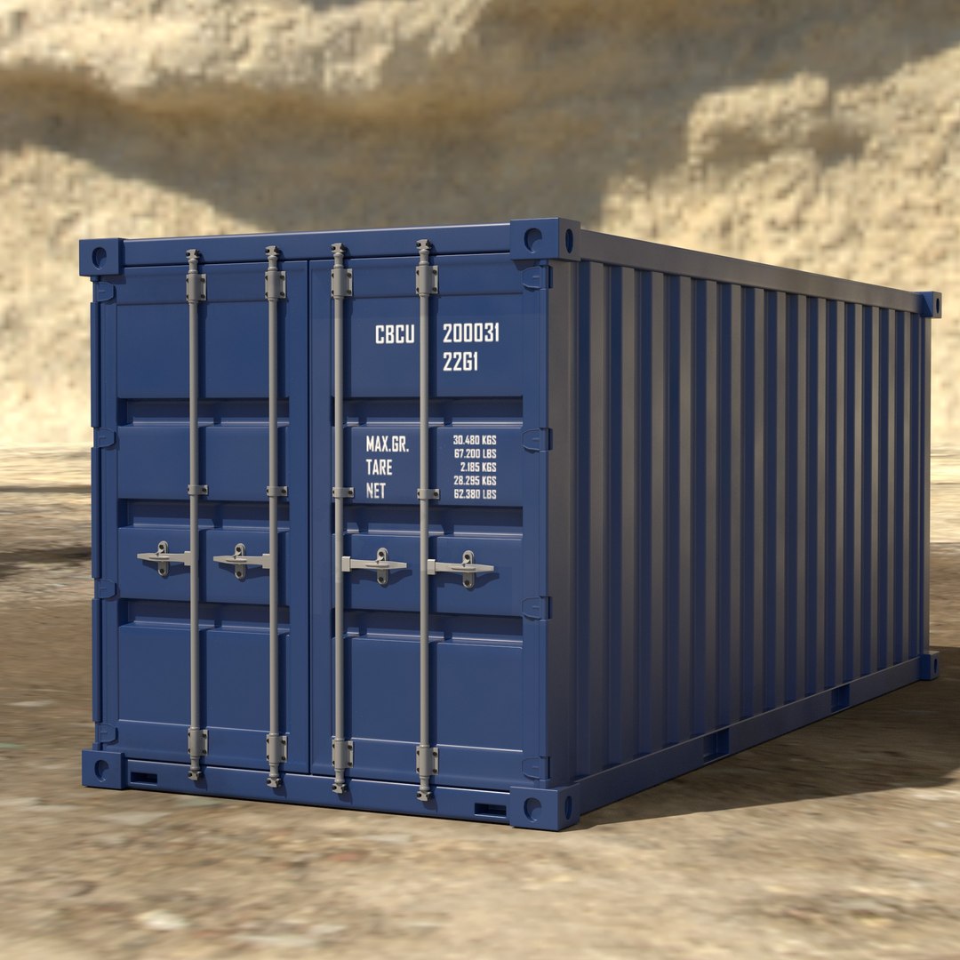 3D Cargo Container Model - TurboSquid 2247389