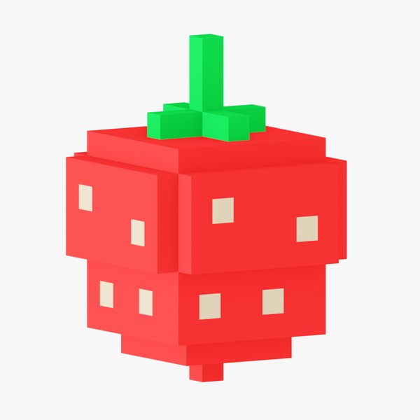 modelo 3d Fresa pixel art sylized - TurboSquid 1818264