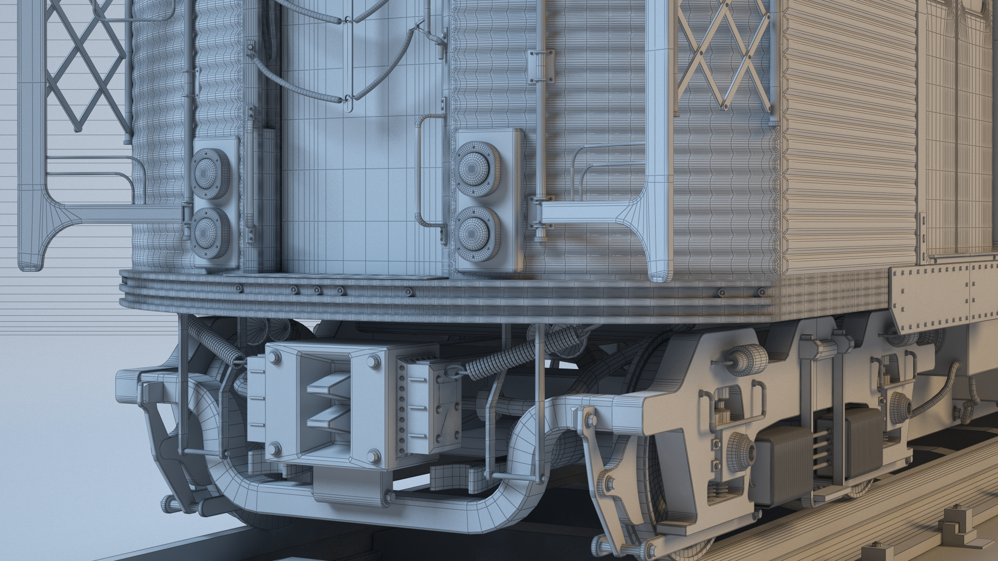 3d new york subway train