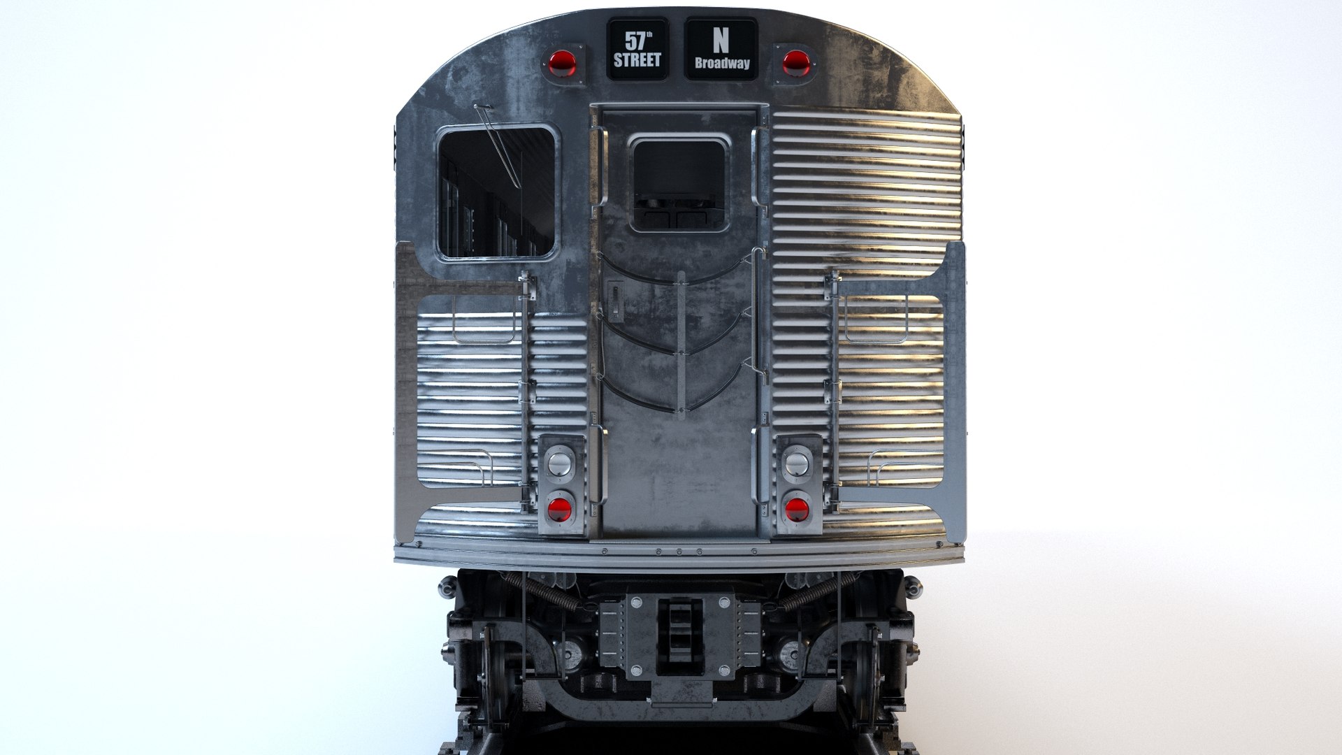 3d New York Subway Train