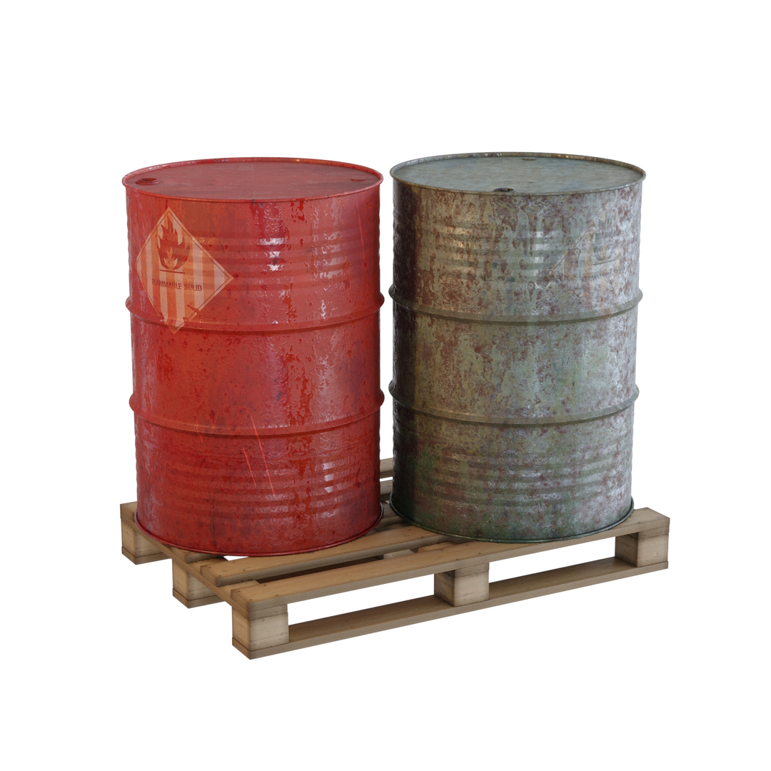 Barrel Fuel 3D Model - TurboSquid 1360915