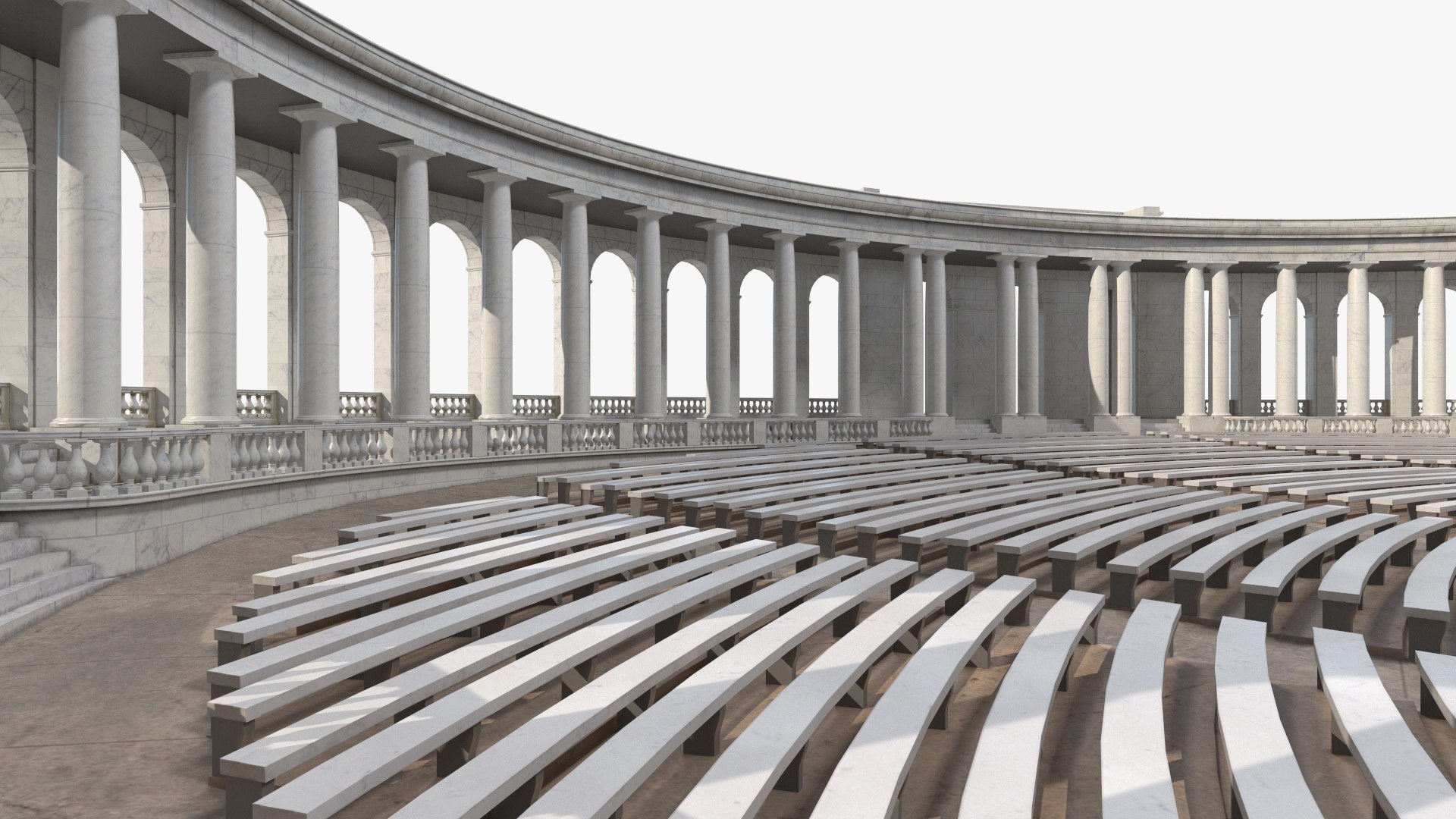 3D Arlington National Cemetery Memorial Amphitheater - TurboSquid 2099648