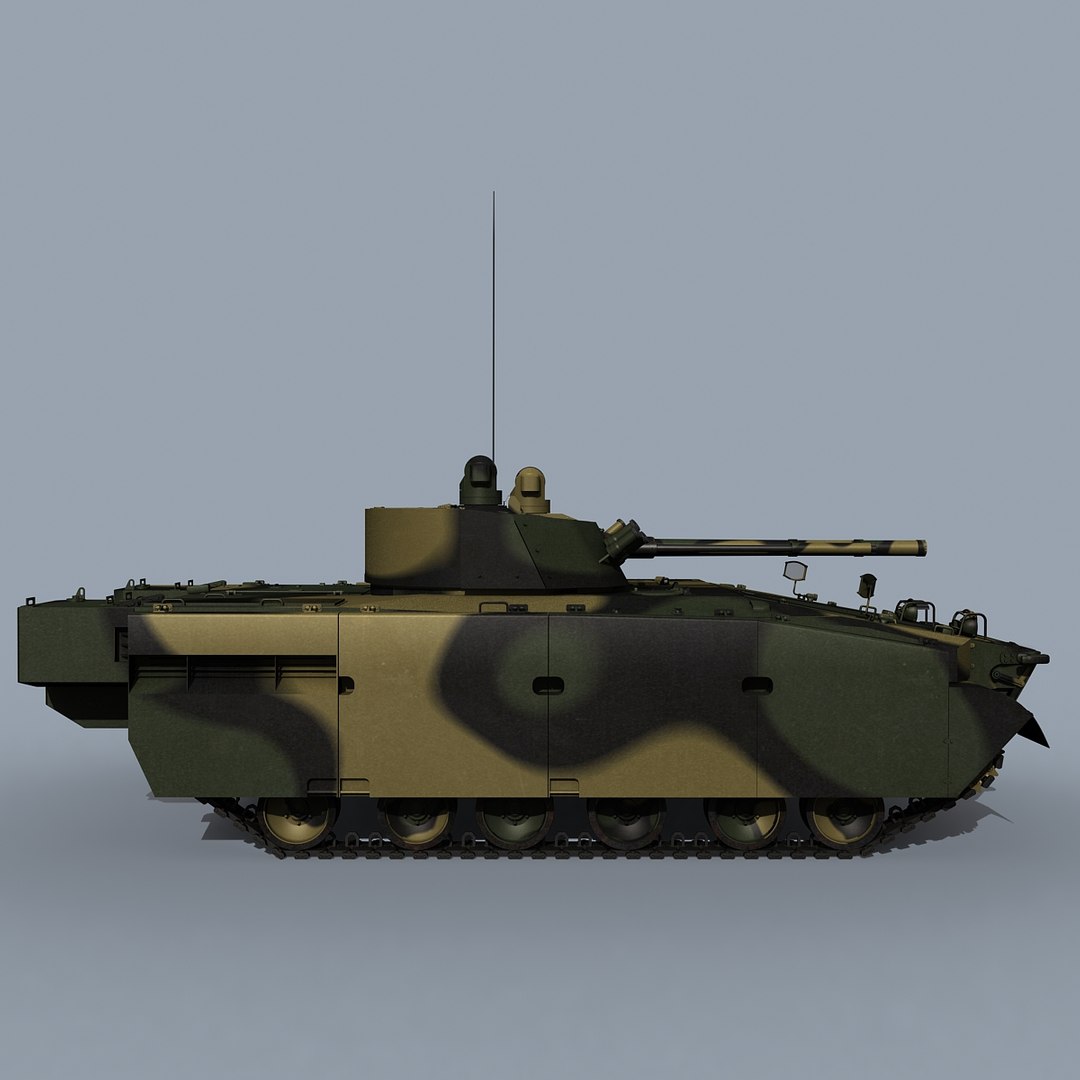 Russian Bmp-3m 3d Model