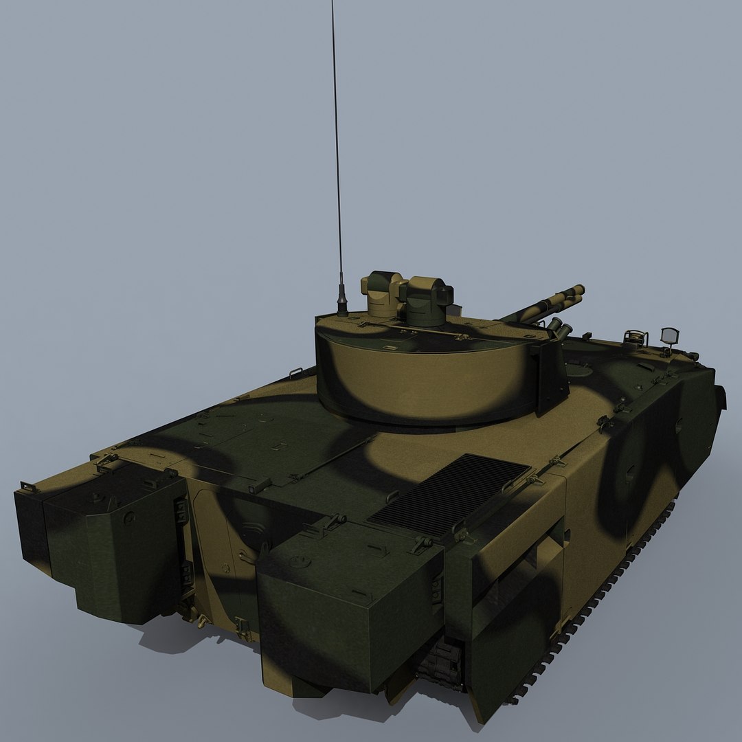 Russian Bmp-3m 3d Model