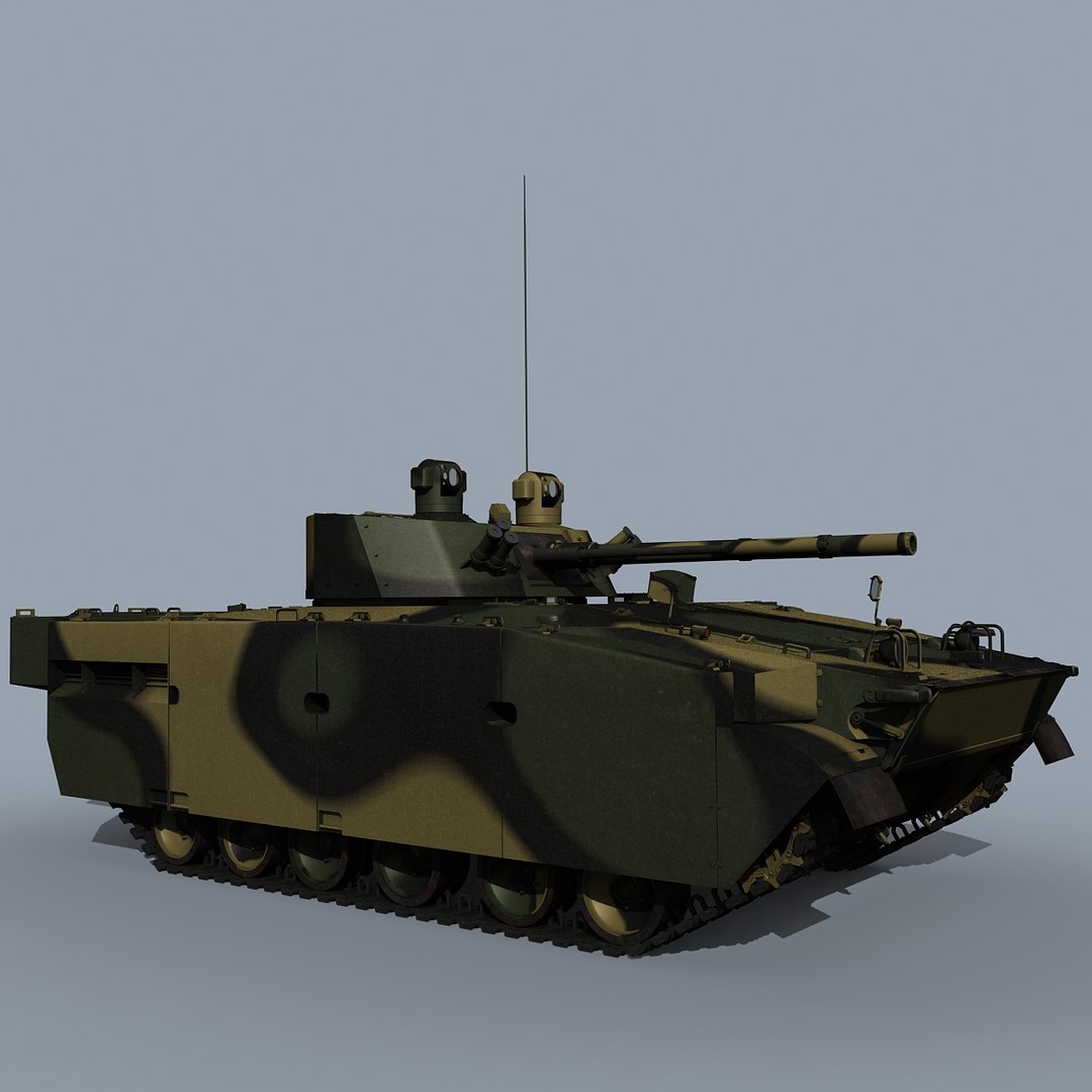 Russian Bmp-3m 3d Model