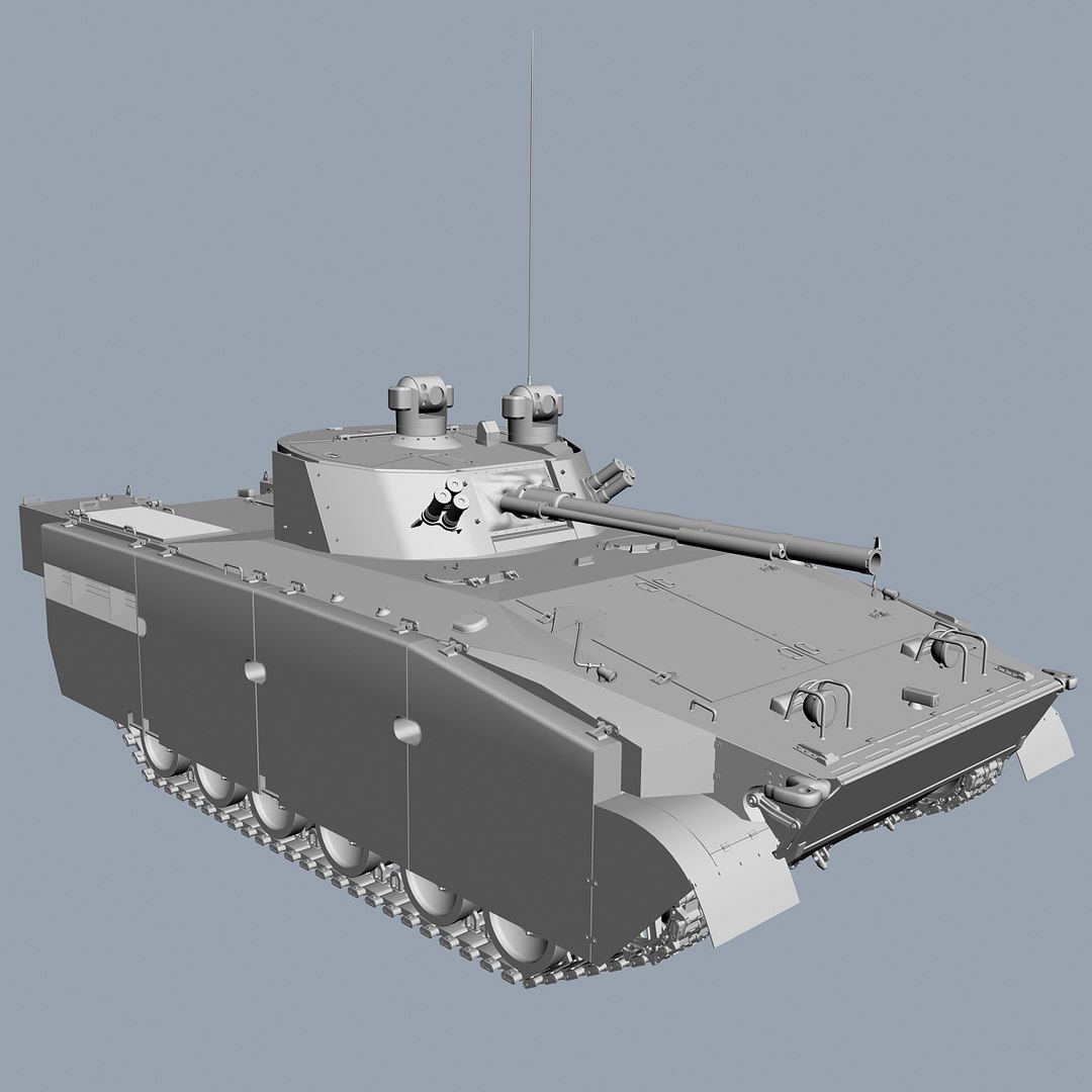 Russian Bmp-3m 3d Model