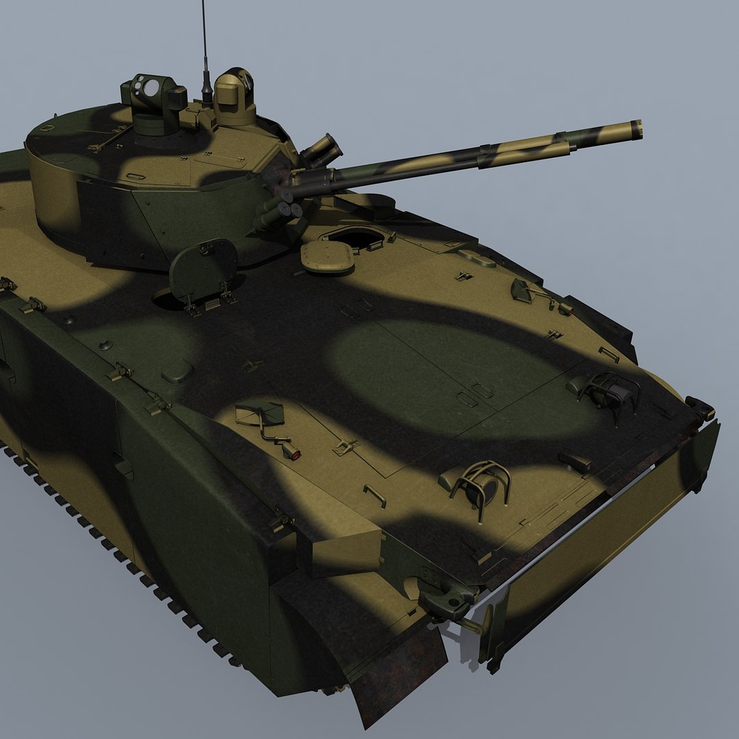 Russian Bmp-3m 3d Model