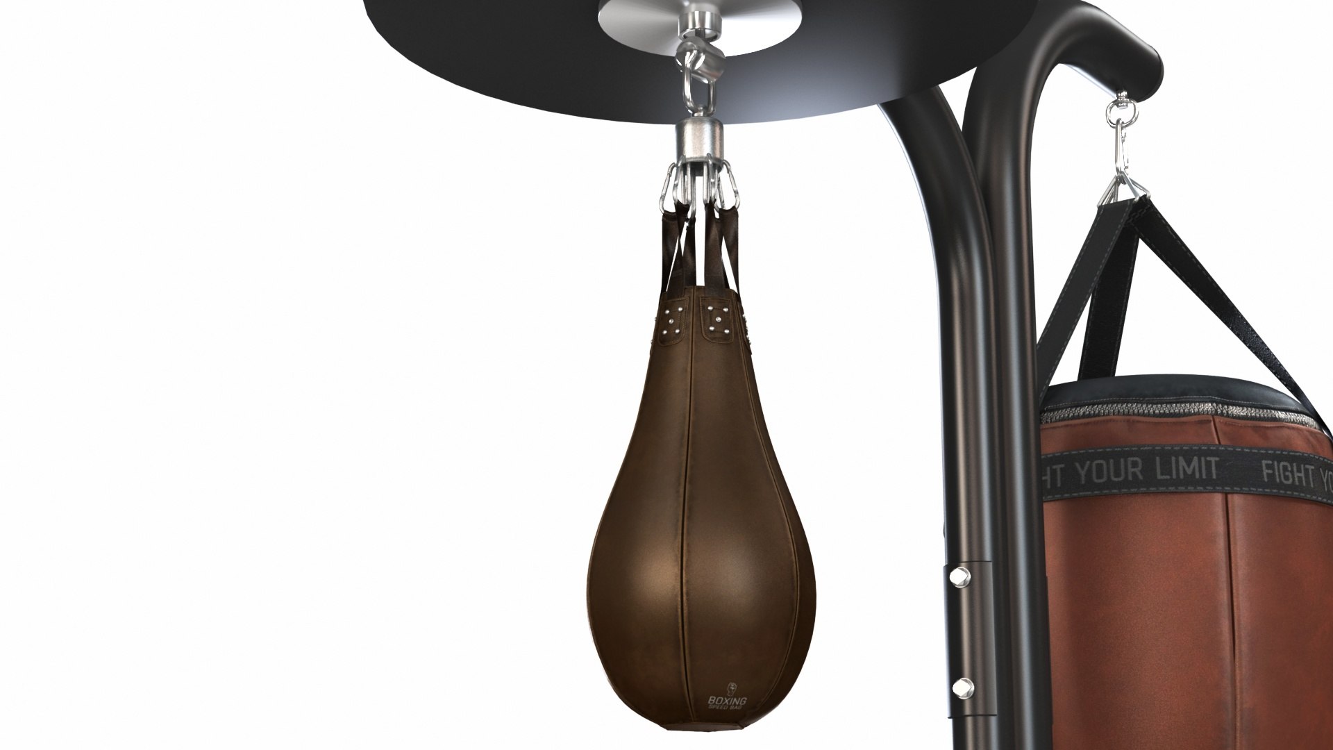 3D Model Boxing Angle Bag With Stand - TurboSquid 1959198