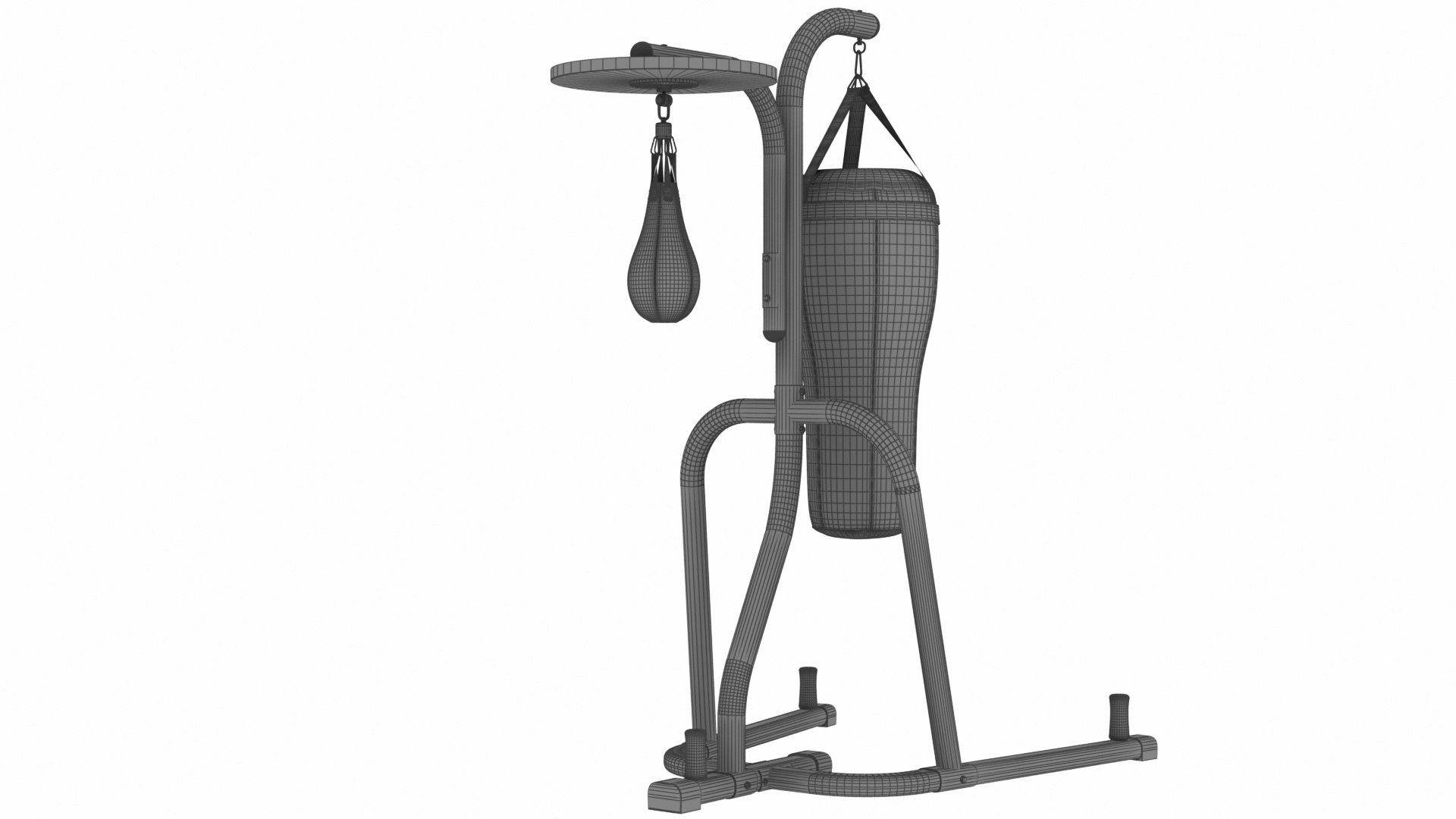3D Model Boxing Angle Bag With Stand - TurboSquid 1959198