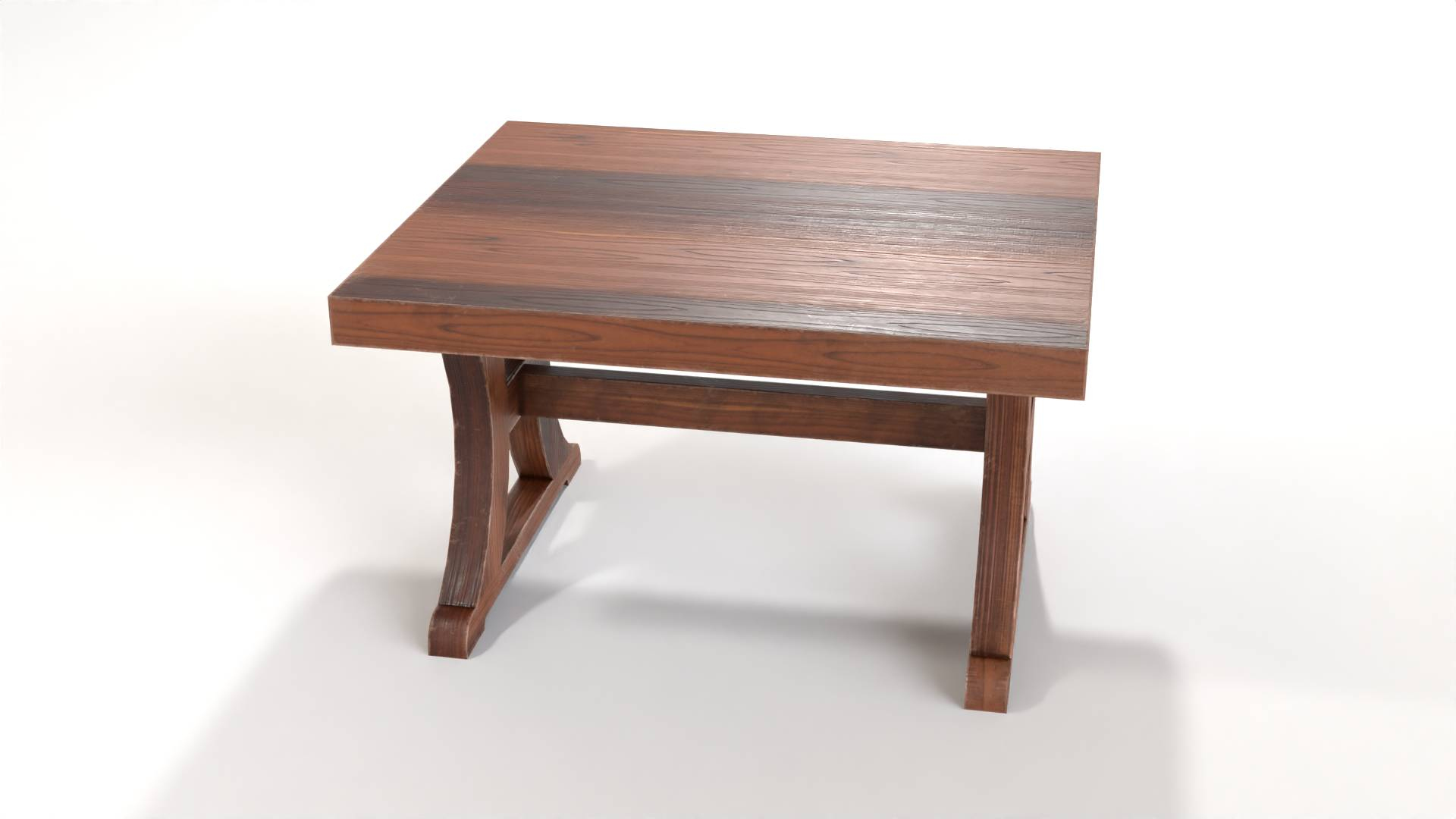 Wooden Table Model - TurboSquid 2071079