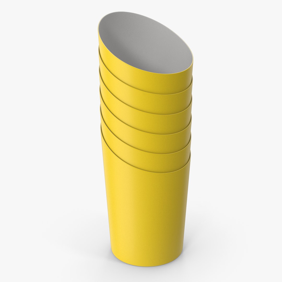 3D model Stack Of Fries Paper Packs - TurboSquid 1896915