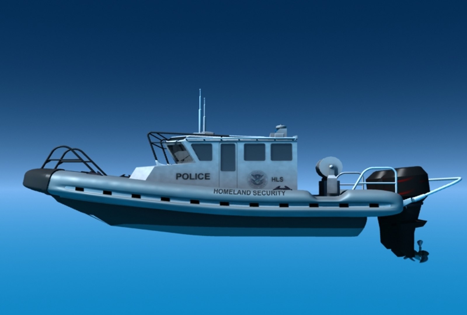 Home Land Security Safe 3d Model