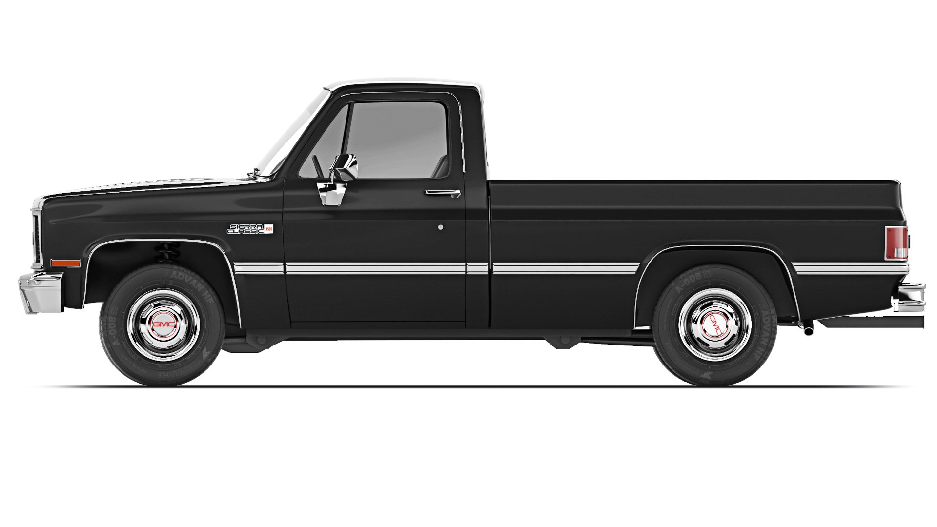GMC Sierra 1500 1985 Model - TurboSquid 2293949