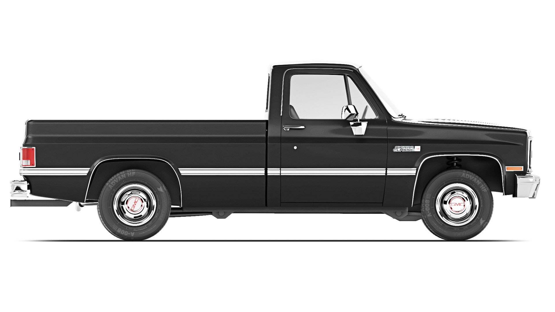 GMC Sierra 1500 1985 Model - TurboSquid 2293949