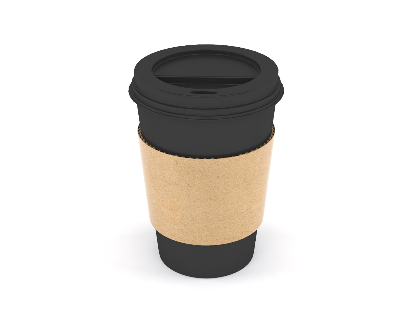 3D Model Craft Paper Bag Cups - TurboSquid 1652925