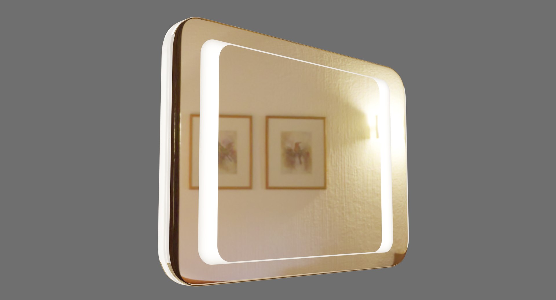 Modern Two-sided Mirror 3D - TurboSquid 1349162