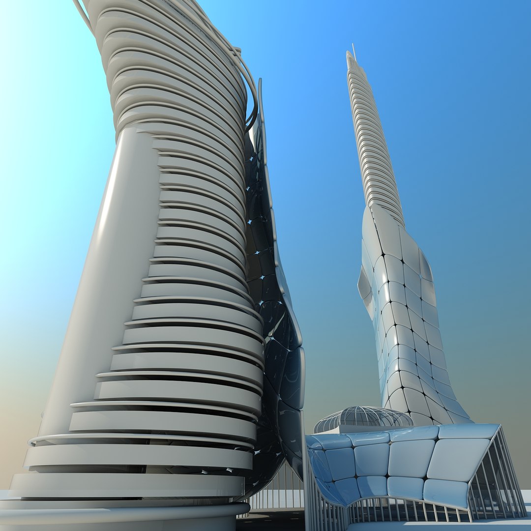 3d Modern Futuristic Model