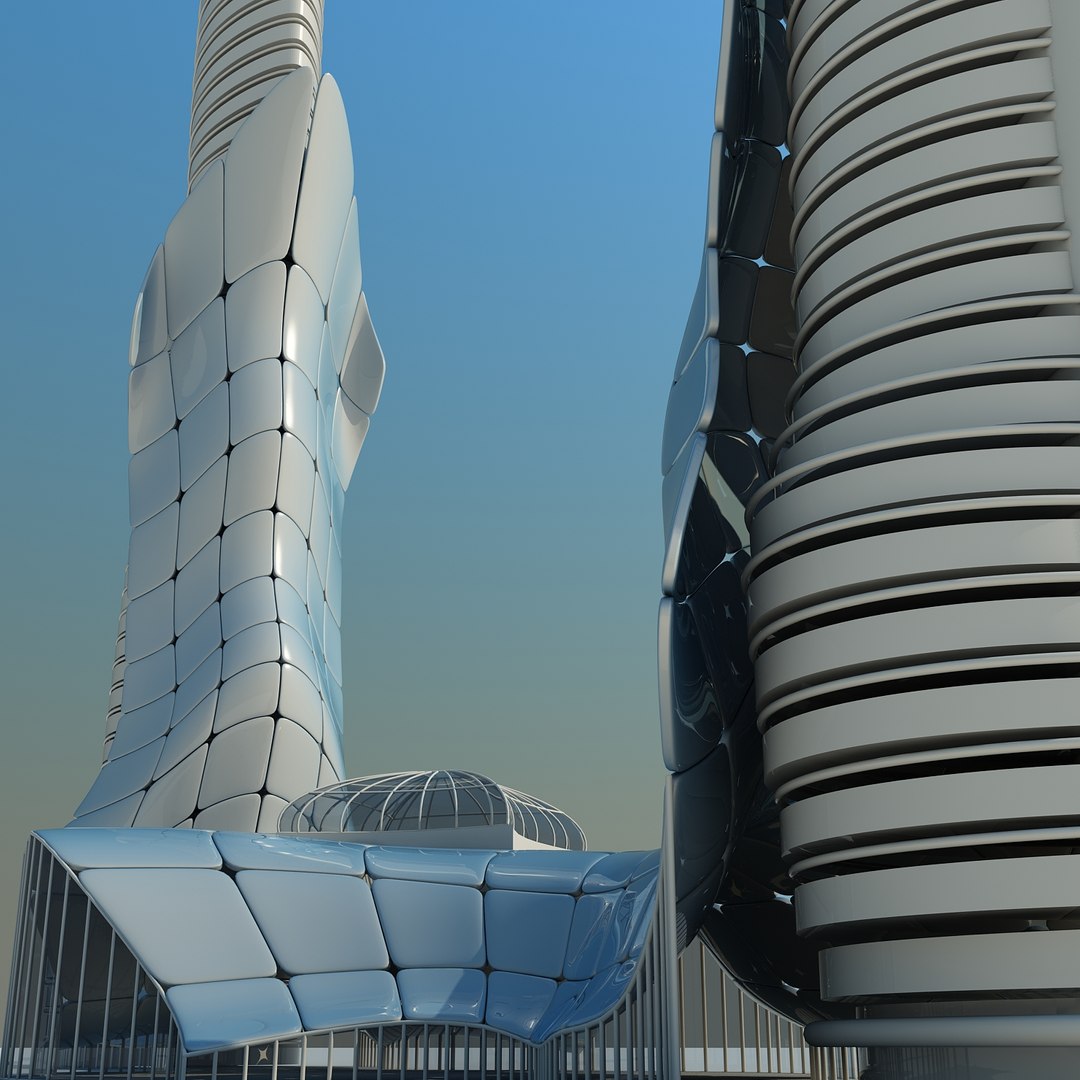 3d Modern Futuristic Model