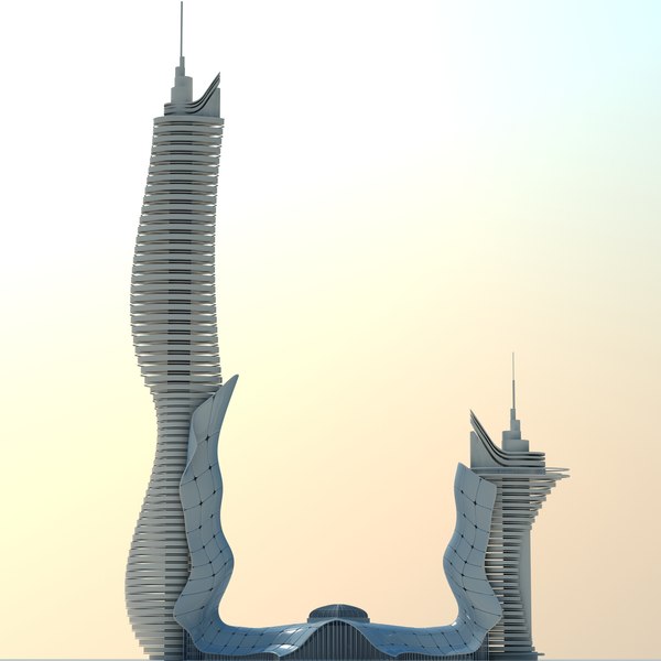 3d modern futuristic model