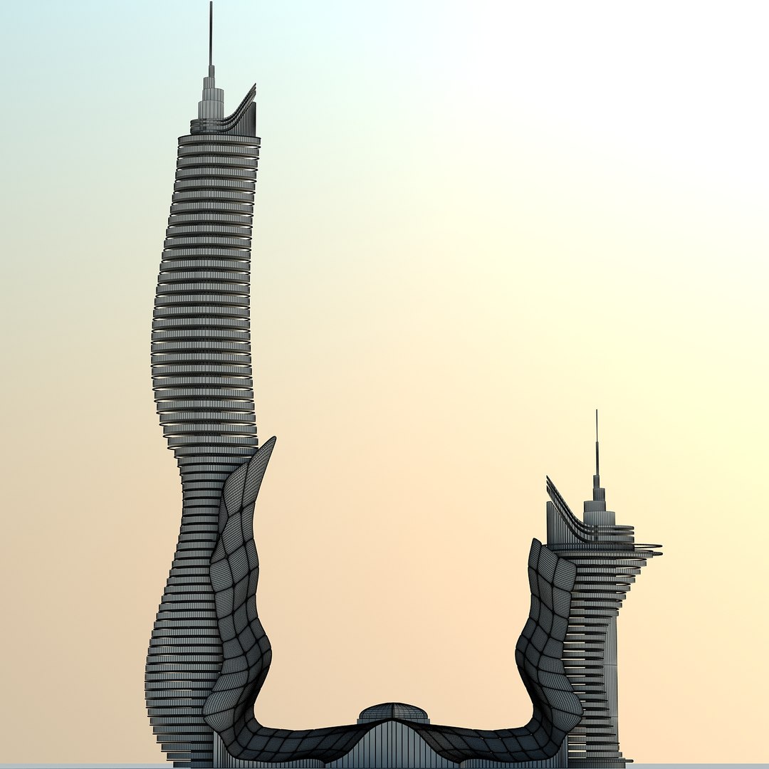 3d Modern Futuristic Model