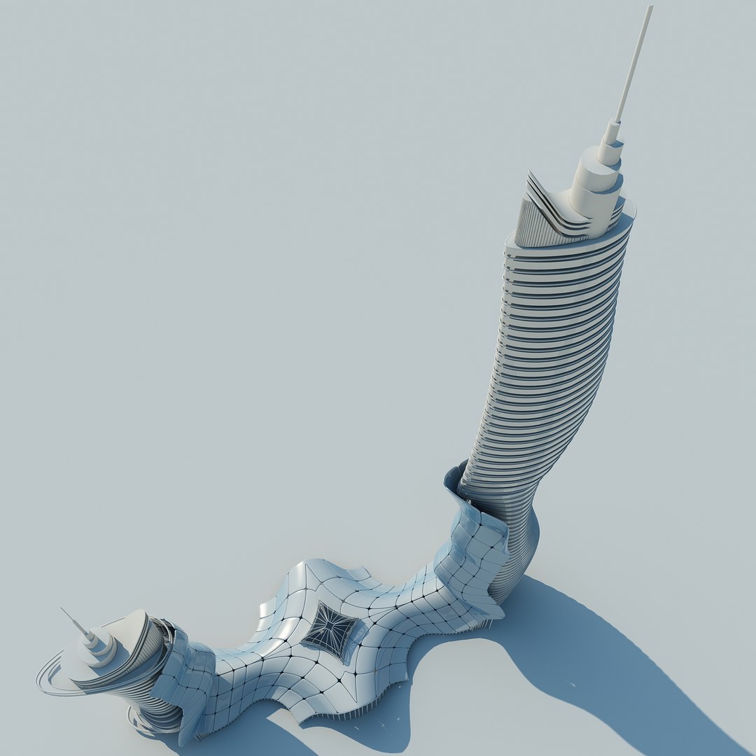 3d Modern Futuristic Model