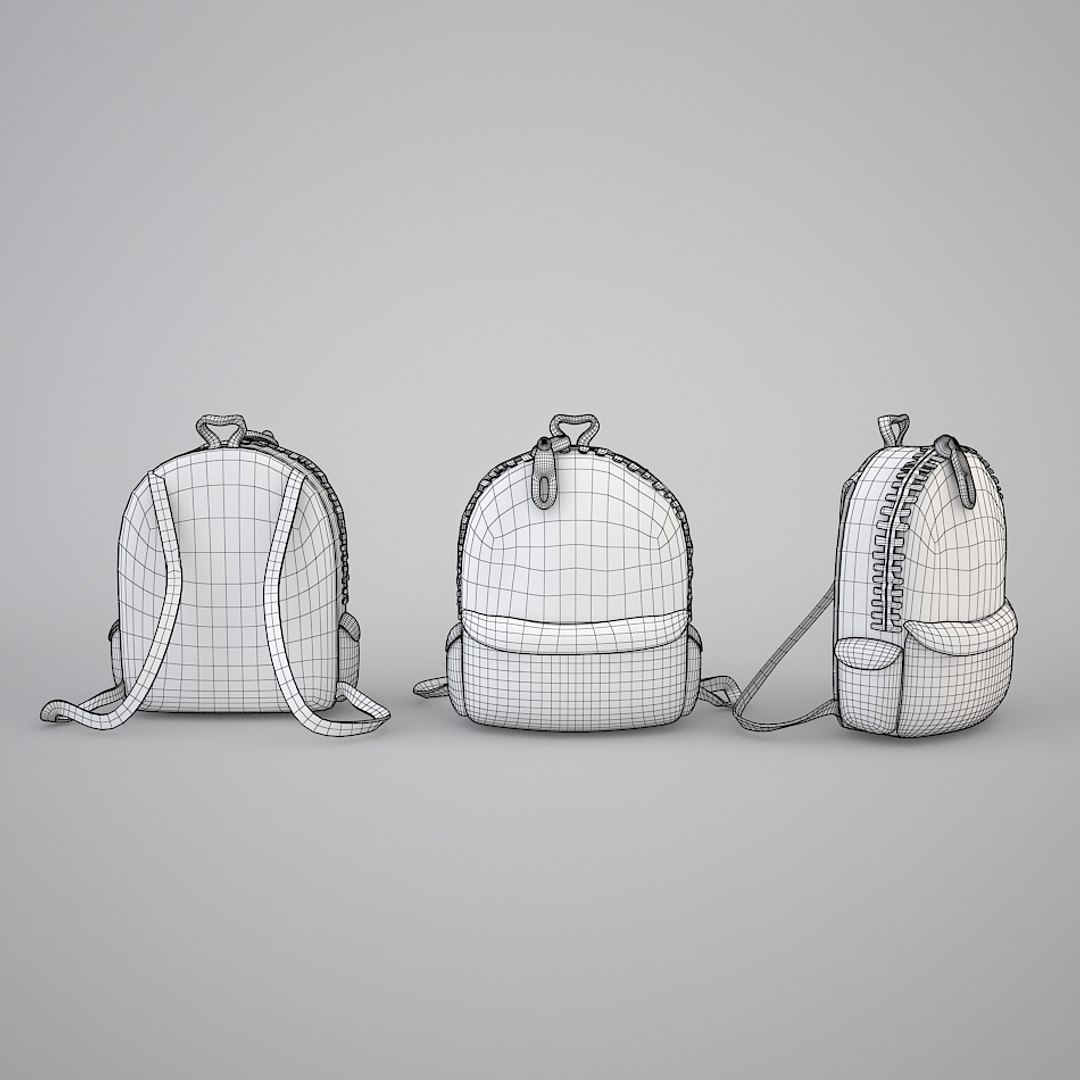 Bag Cartoon 3D Model - TurboSquid 1315975