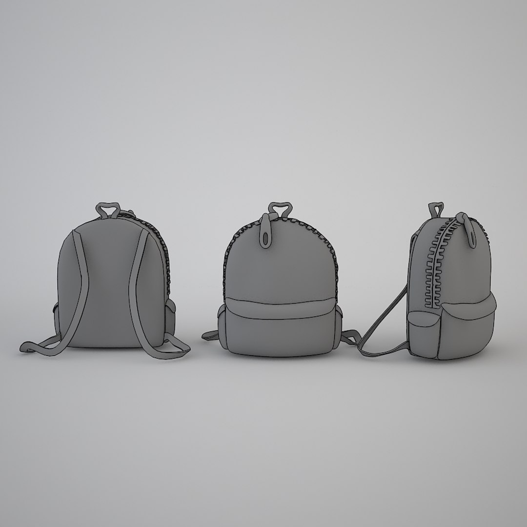 Bag Cartoon 3D Model - TurboSquid 1315975
