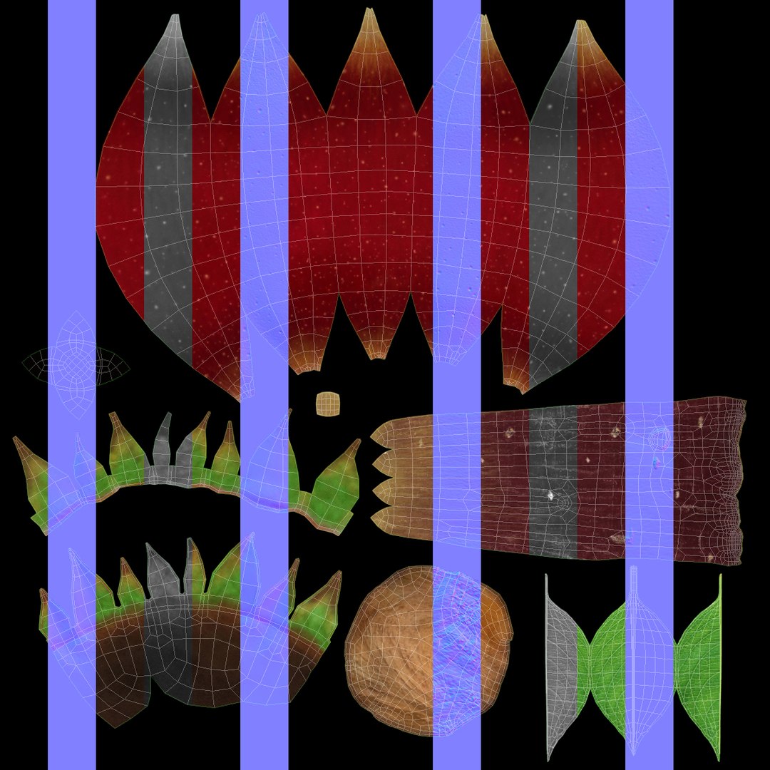 Realistic Red Apple 3d Model