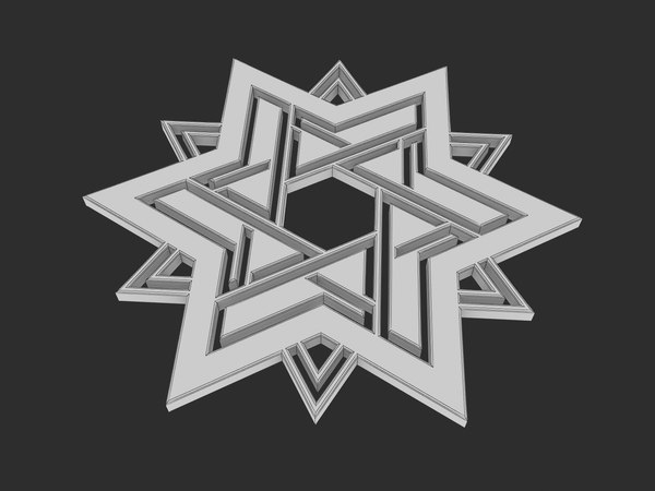 3D star david model - TurboSquid 1430064