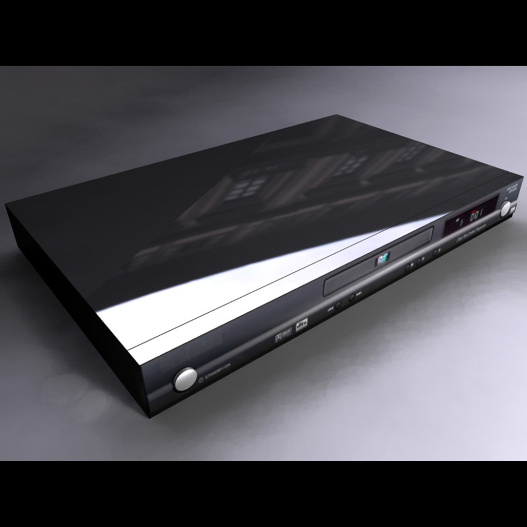 dvd player 3d model