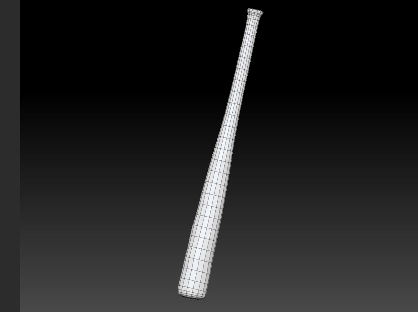 3d model of baseball bat