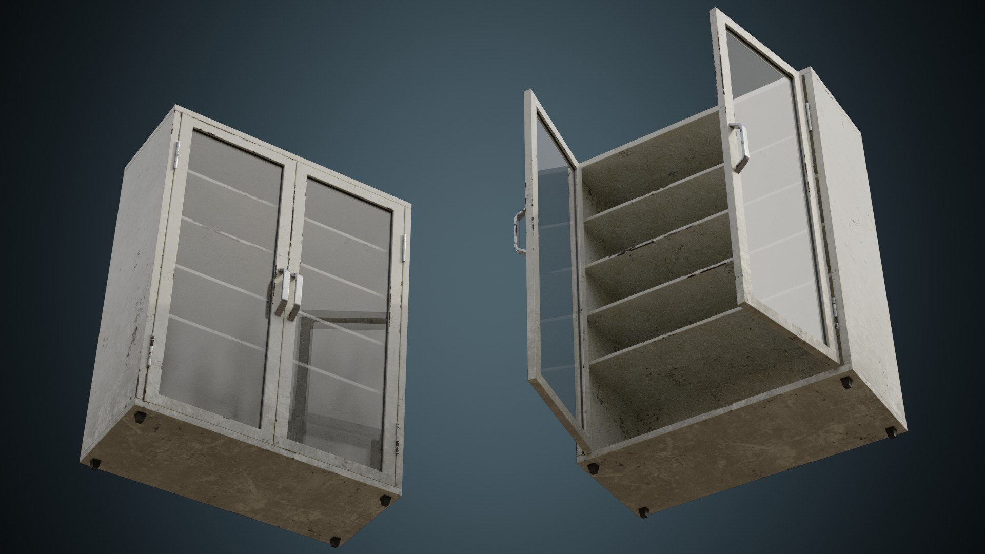 Medical Cabinet 2B Model - TurboSquid 2184585
