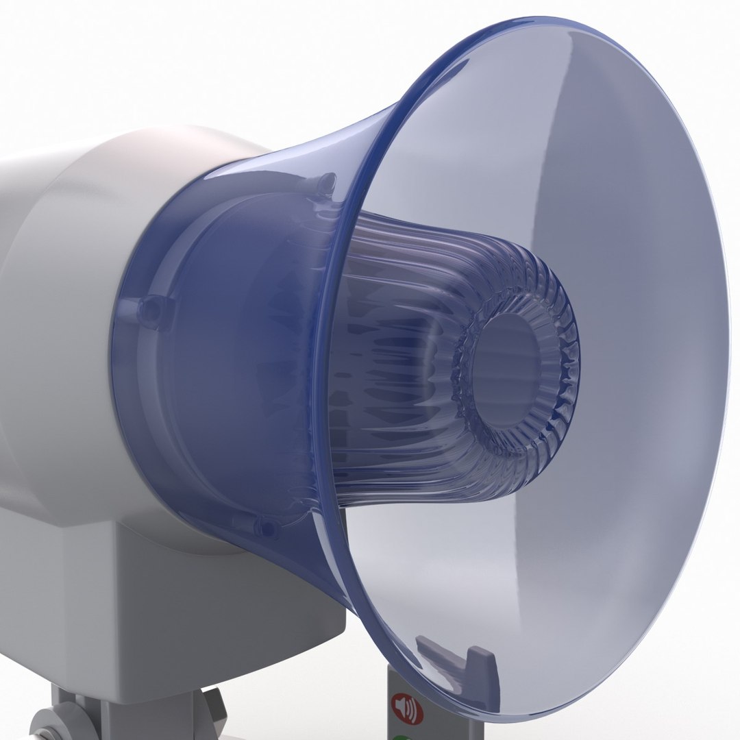 3d Wireless Siren Remote Control Model