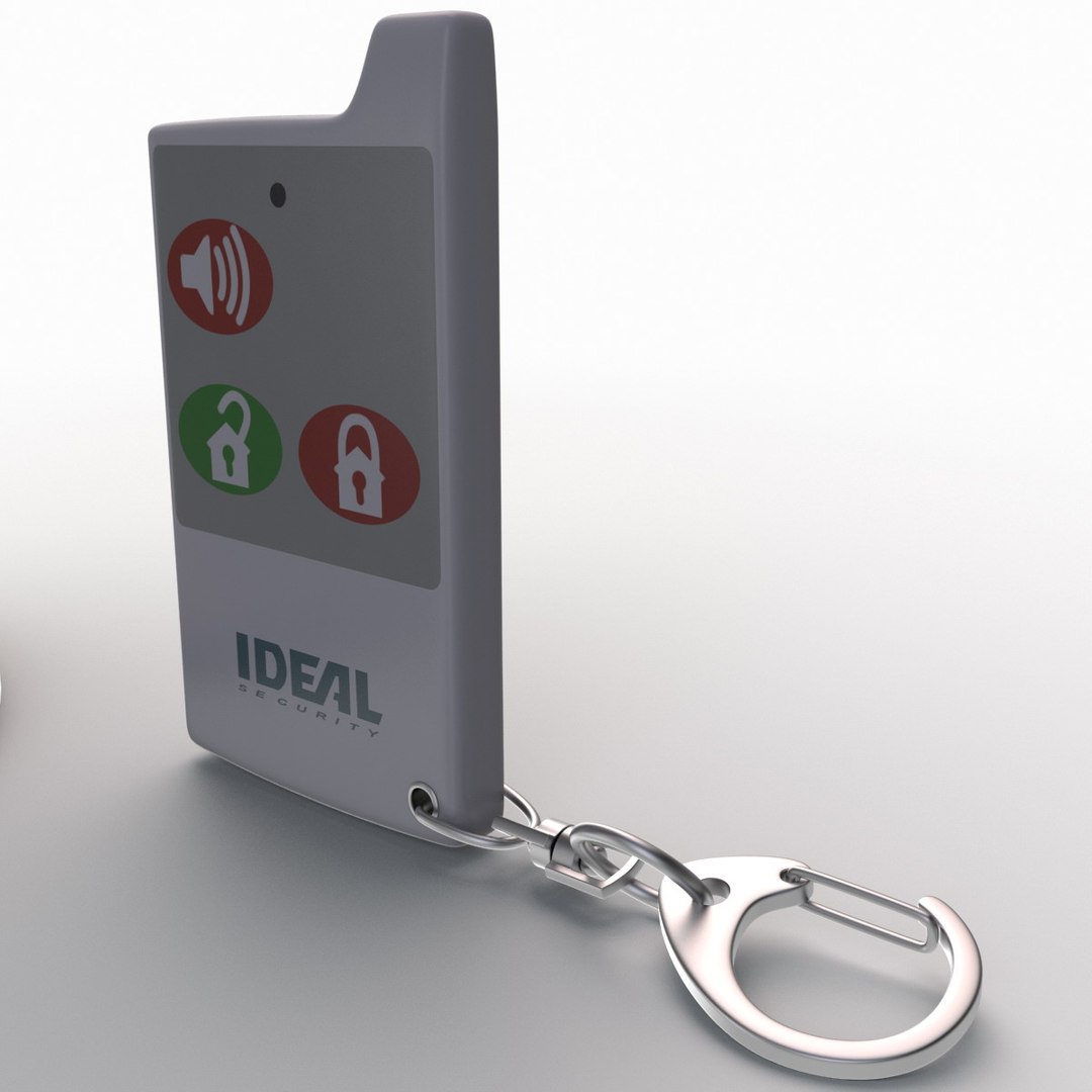 3d Wireless Siren Remote Control Model