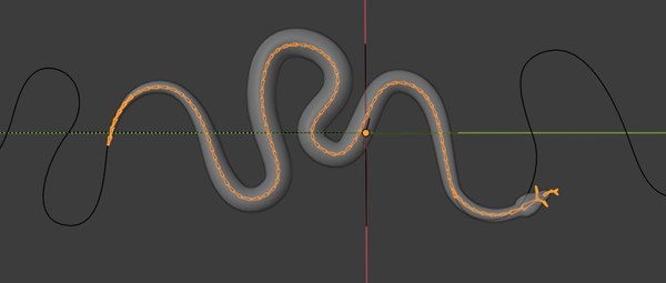 modelo 3d Crawling Snake - Activo del juego animado - TurboSquid 1639323