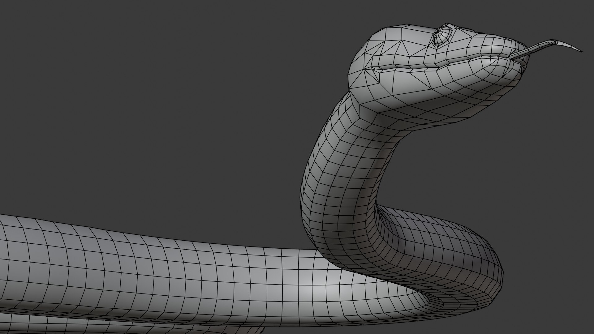 Crawling snake loop animation 3D model - TurboSquid 1639323