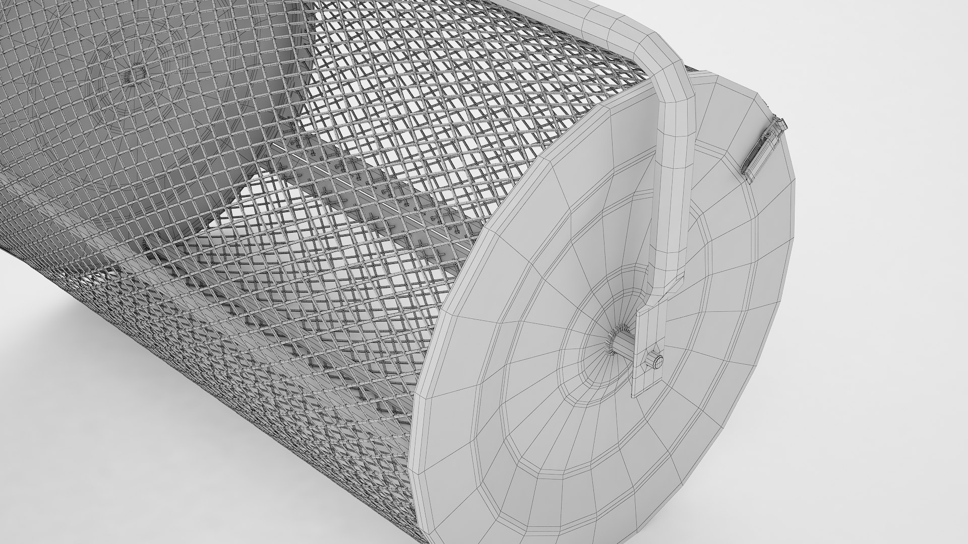 3D Rolling Garden Lawn Compost Spreader 01 - TurboSquid 2254792