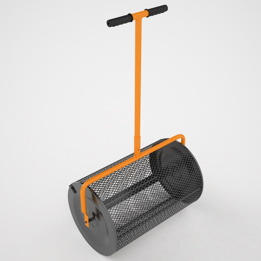 3D Rolling Garden Lawn Compost Spreader 01 - TurboSquid 2254792