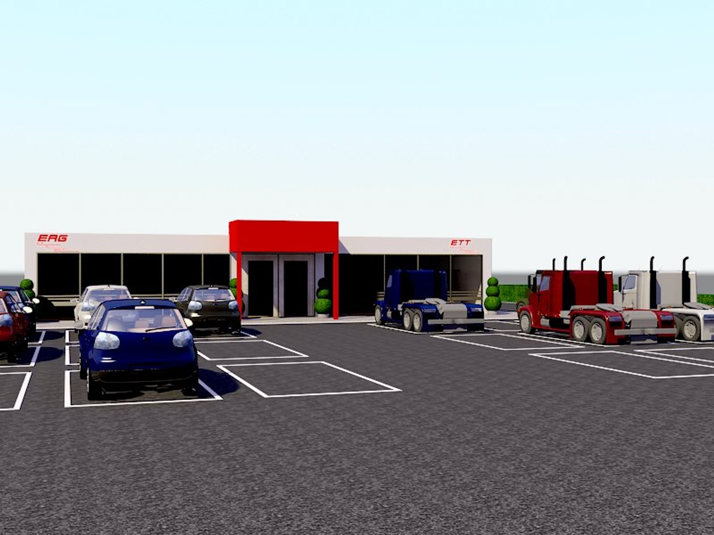 3d Model Car Shop