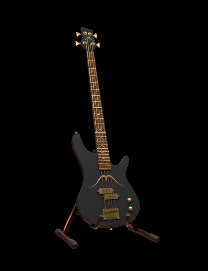 3d X Bass Guitar