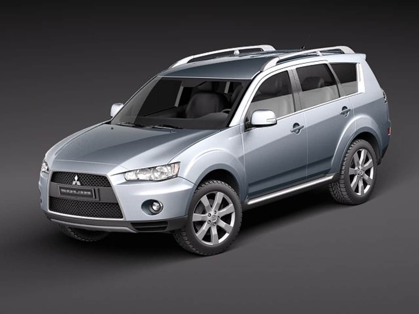 Mitsubishi Outlander 2011 Suv 3d Max