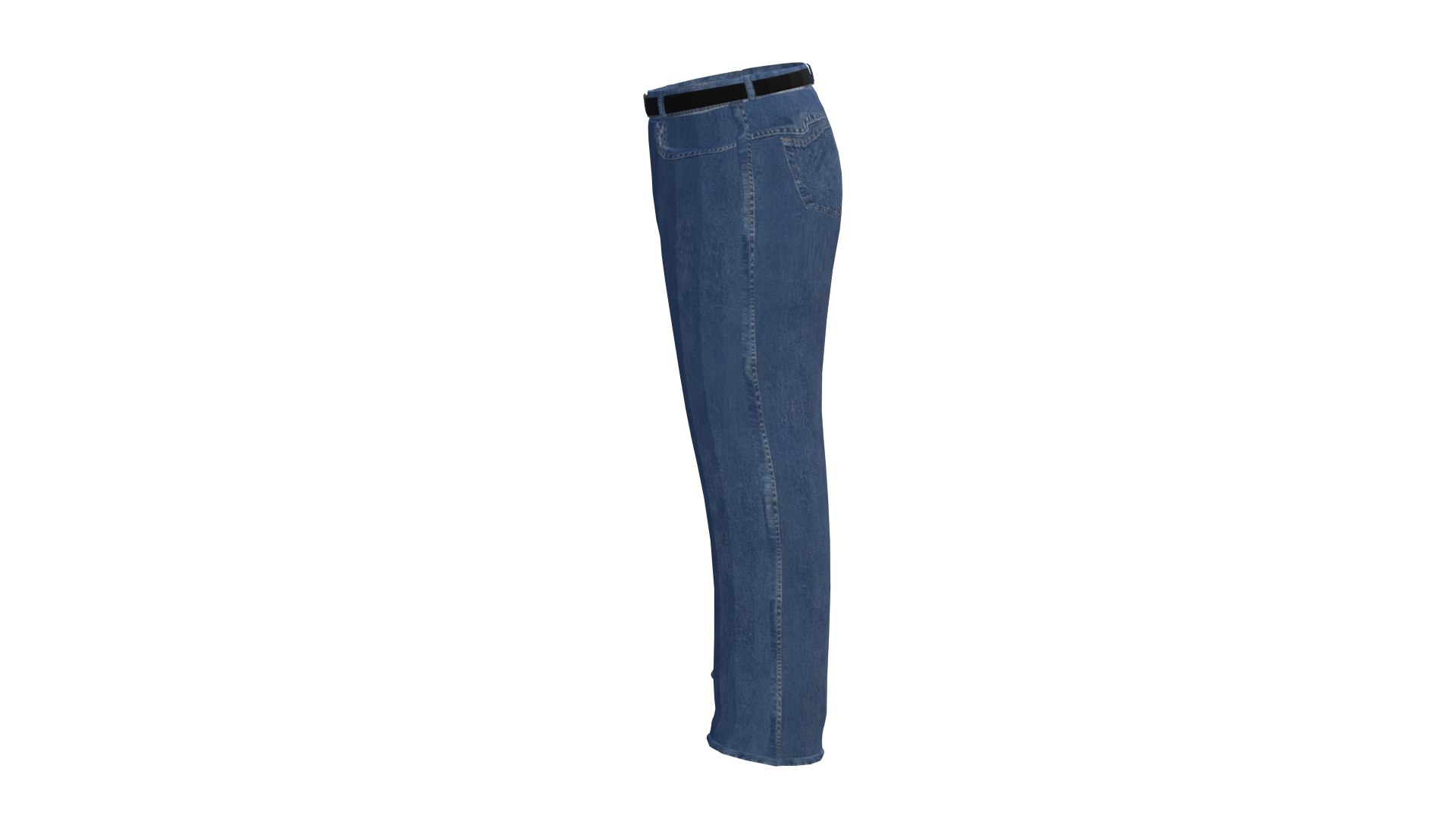 3D Denim Pants 3D Model - TurboSquid 2309881
