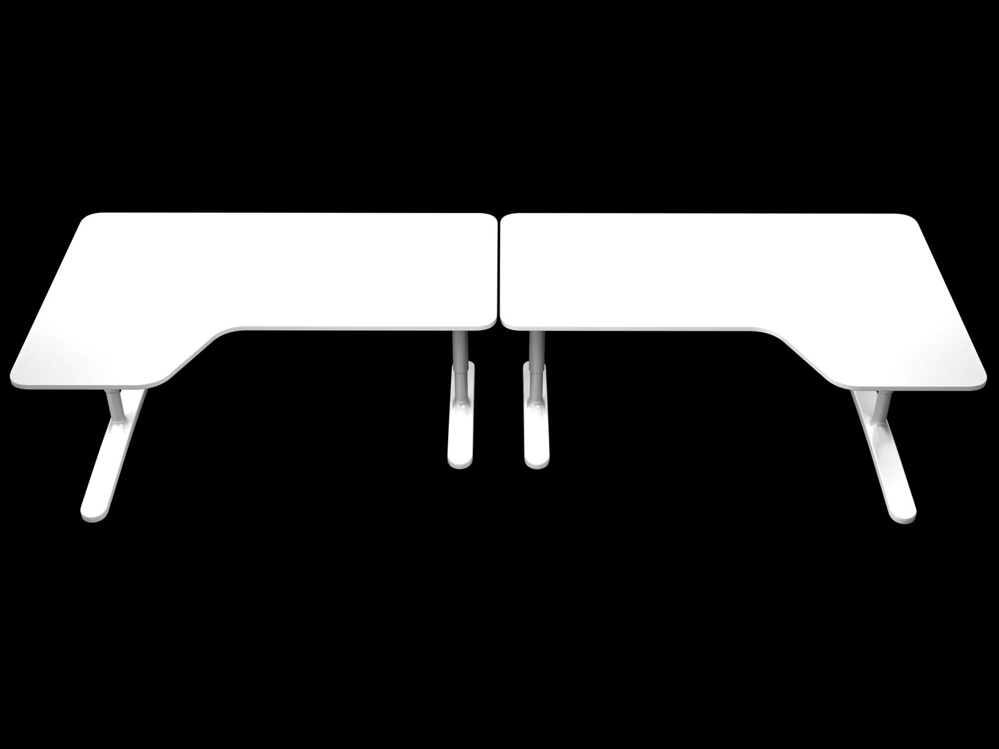 3D IKEA BEKANT Corner Desk - TurboSquid 2152125
