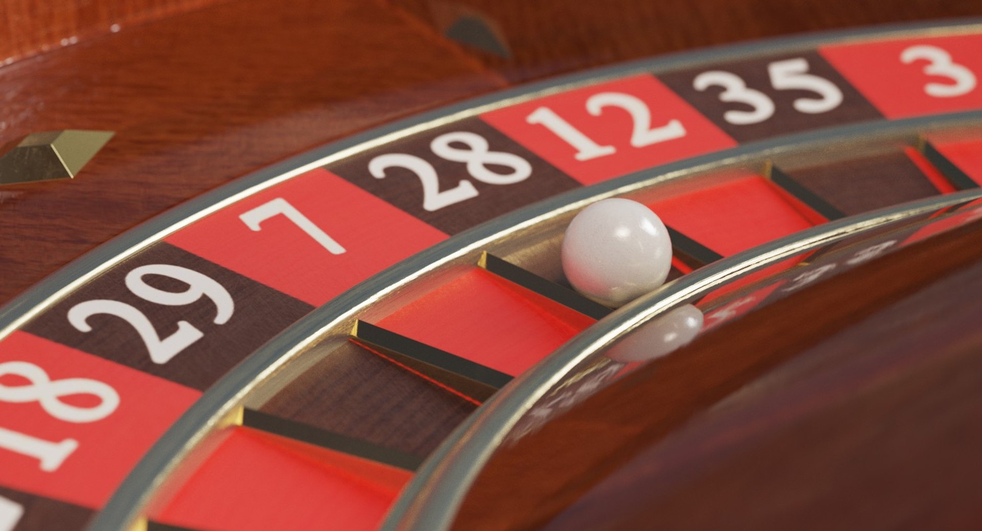 Roulette table model - TurboSquid 1163464