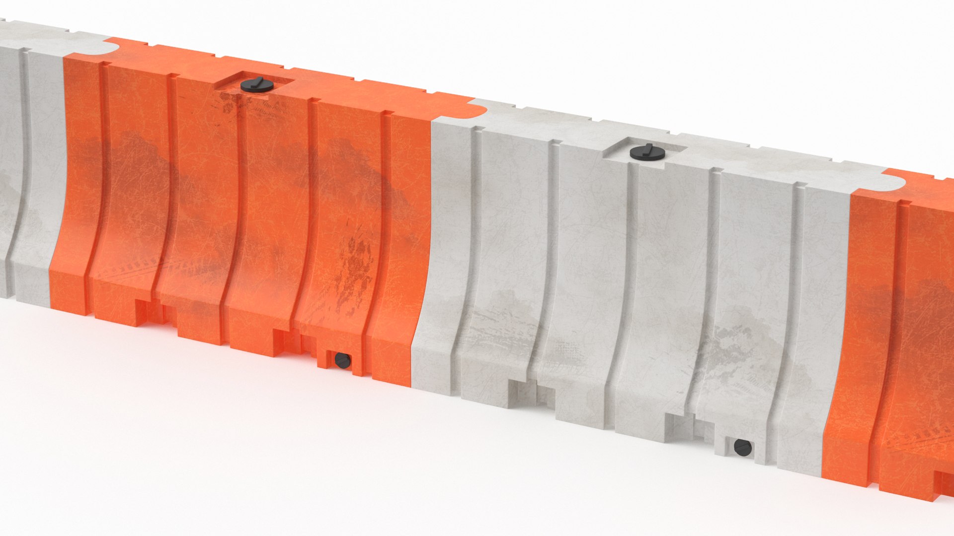 3D Plastic Traffic Barrier 03 - TurboSquid 2069419